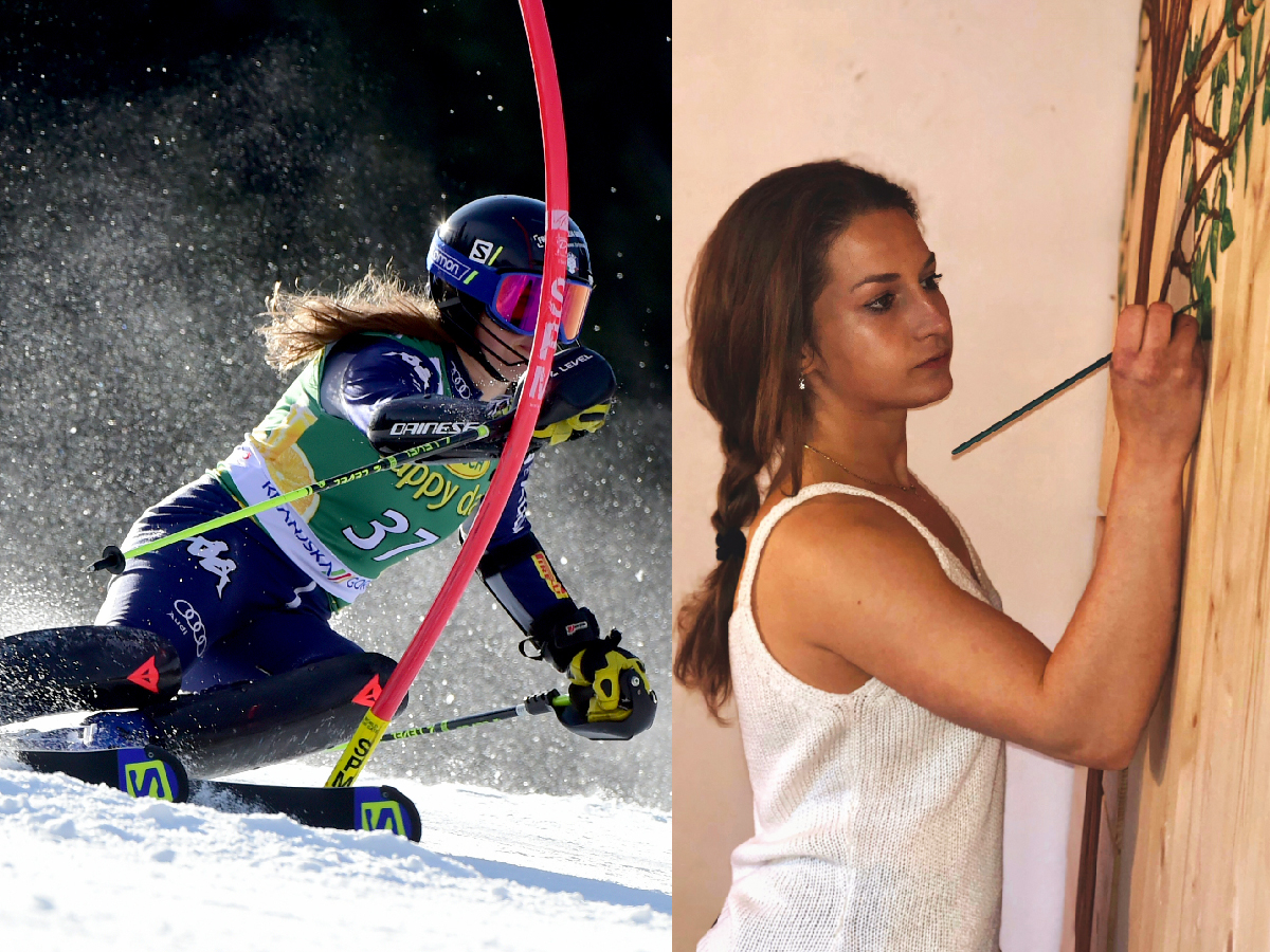 Lara Della Mea, sci, pennello e l'arte dello slalom - SciareMag