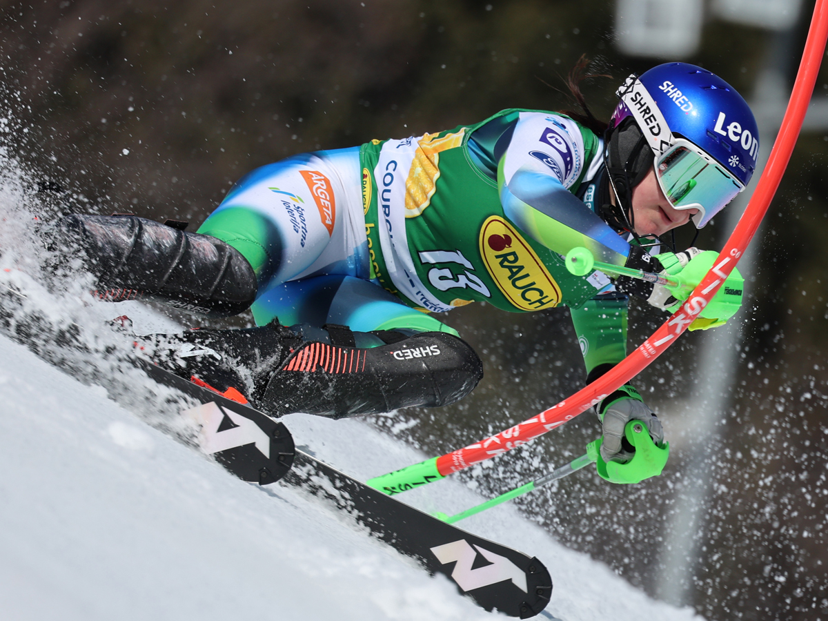 Andreja Slokar che manche! L'ultimo slalom lo stravince la slovena ...