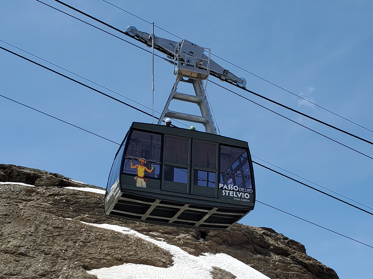 Eccola! Collaudi terminati per la nuova funivia dello Stelvio - SciareMag