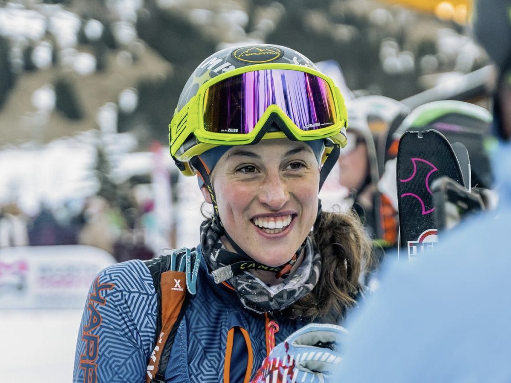 Giulia Murada sul podio della "prima" di Coppa nella sprint in Val ...