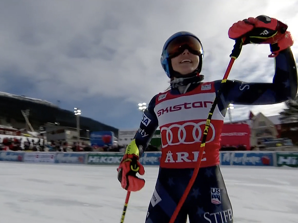 GS Åre: Mikaela Shiffrin manche da cineteca! Brignone 4a - SciareMag