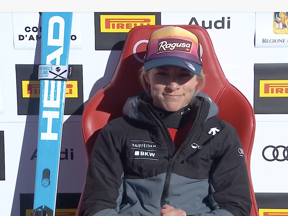 SG Cortina: Lara Gut-Behrami si prende tutto: gara e pettorale rosso ... SG Cortina: Lara Gut-Behrami si prende tutto: gara e pettorale rosso ...