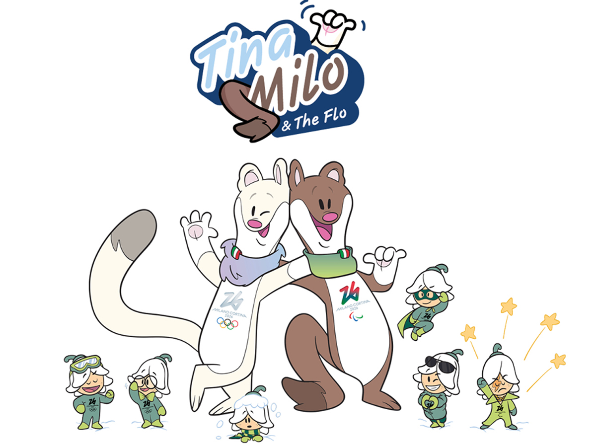Ecco gli ermellini Tina e Milo, le mascotte dei Giochi Olimpici e Paralimpici di Milano Cortina ...