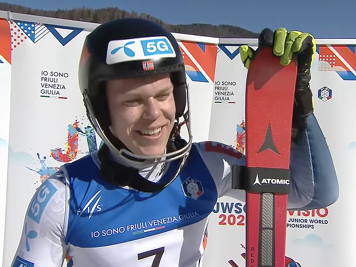 Mondiali junior Tarvisio: l'oro dello slalom è del norvegese Braekken ...