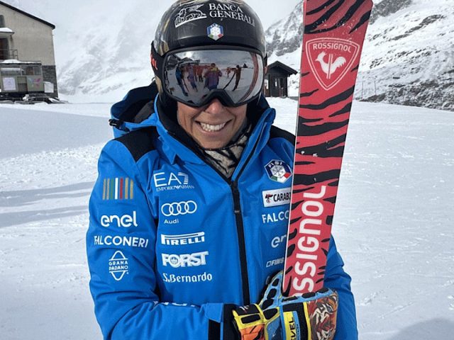 Brignone, il grande giorno é arrivato: le prime curve a Cervinia - SciareMag