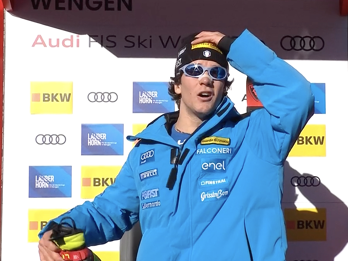 Storico a Wengen, Giovani Franzoni conquista il superG! Odermatt a Giò ...